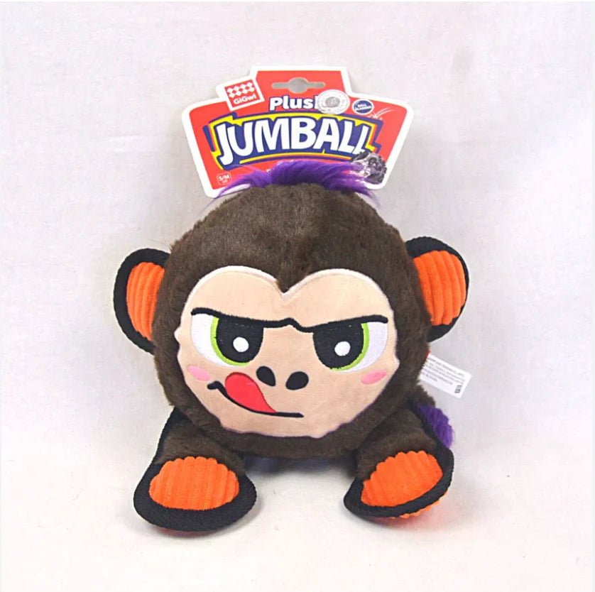 JUMBALL MONKEY PLUSH TOY – Kanineindia